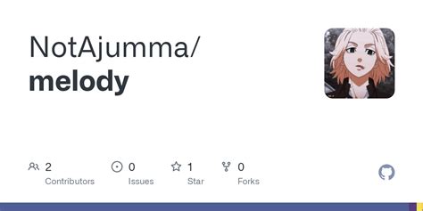 Github Notajumma Melody