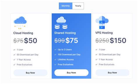 Top Pricing Table Examples You Can Take Inspiration From