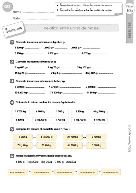 Conversions Ce2 Exercices Hot Sex Picture