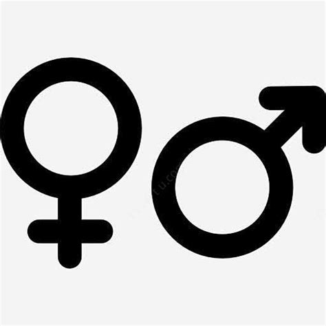 男性和女性的标志图标高清素材 Gendersmale 人 女性 性别教育的图标 教育 标志 符号 Ui图标 设计图片 免费下载