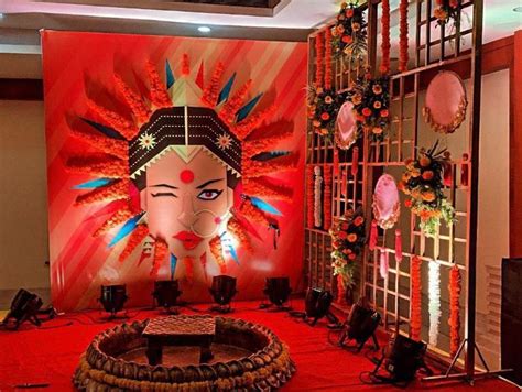 Haldi Backdrop Folk Decor Backdrops Glamour Decor