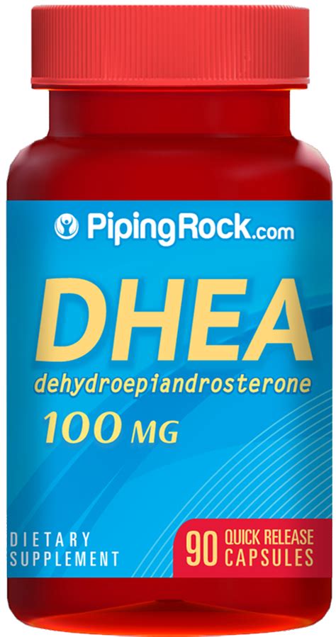 DHEA 100 mg 90 Capsules | Piping Rock Health Products