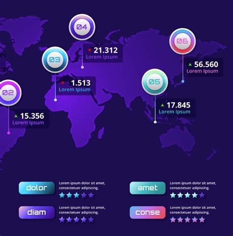 Free World Map Infographics To Visualize Your Data