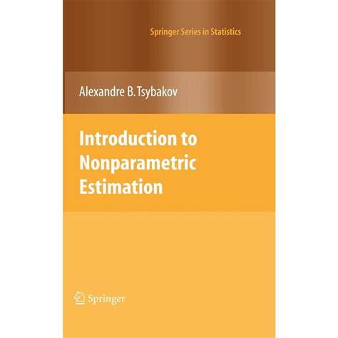 Introduction To Nonparametric Estimation No Shoptime