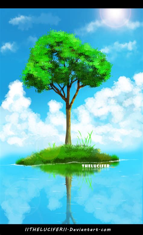 Tree Reflection By IITheLuciferII On DeviantArt
