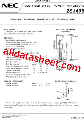 2SJ495 Datasheet(PDF) - NEC