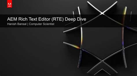 aem rich text editor rte deep dive pptx