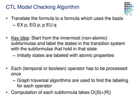 Ctl Model Checking Algorithms Ppt Download