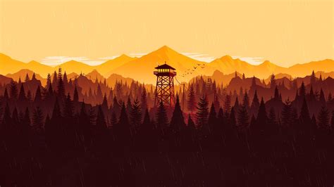 Minimalist Firewatch Wallpapers Top Free Minimalist Firewatch