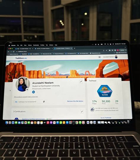 Arundathi Neelam On Linkedin Marchgoals Trailheadquest Ranger Salesforce Trailhead