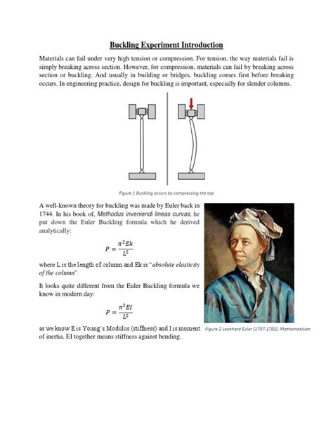 Buckling Experiment Introduction Pdf
