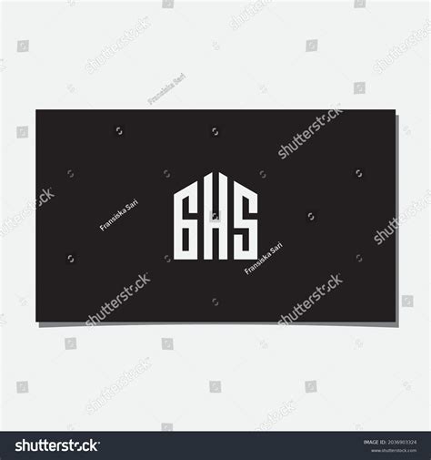Ghs Building Logo Design Vector Stock Vector Royalty Free 2036903324