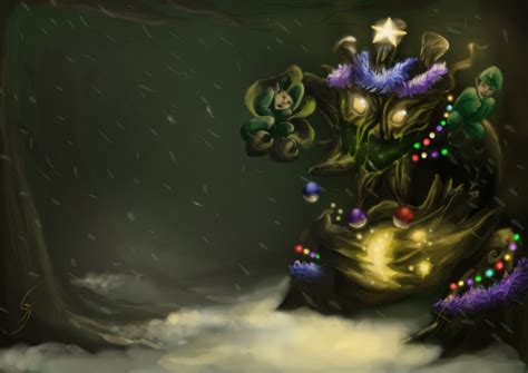 Christmas Maokai Wallpapers And Fan Arts League Of Legends Lol Stats