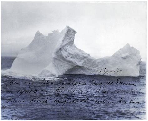 Titanic Hit A Deadly Growler Iceberg 1912 Click Americana