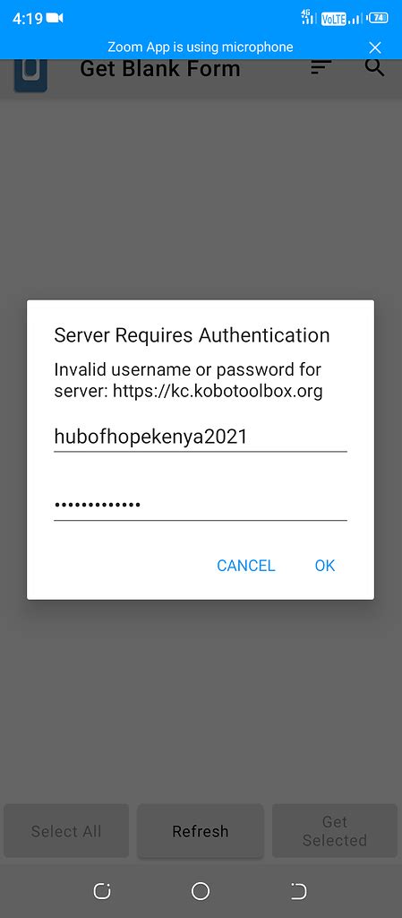 Trouble Syncing Kobocollect App Data Collection Kobotoolbox