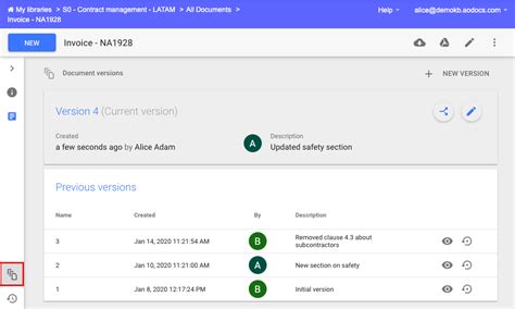 Manage Document Versions In Aodocs Libraries Aodocs Knowledge Base