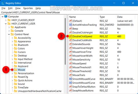 Change Mouse Double Click Speed In Windows Windows Forum