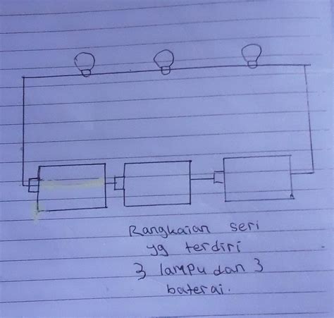 Baru Rangkaian Lampu Listrik Sederhana Terdiri Dari R