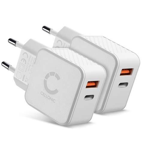 USB Stik EU Plug A Hurtig Oplader Sort