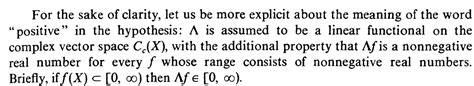 Functional Analysis Help With The Step Ii In The Proof Of Riesz Representation Theorem In Big