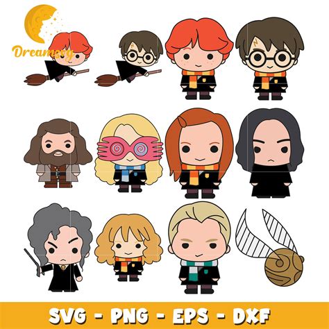 Harry Potter Karakters Chibi Harry Potter Chibi Characters Womens