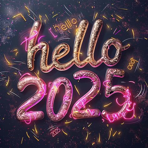 Premium Photo A Sign That Says Hello In Gold Letters That Say Hello