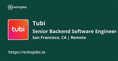 Tubi Is Hiring Senior Backend Software Engineer Ads Engineering Usd 170k 224k San Francisco