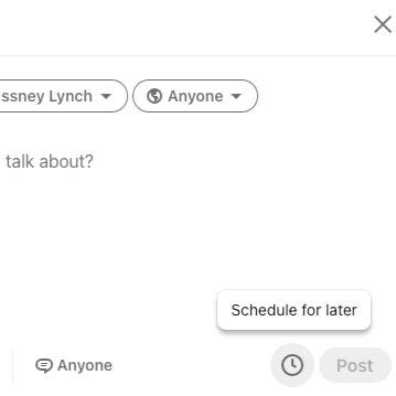 How To Schedule Posts Natively On LinkedIn Serve Me The Sky Digital
