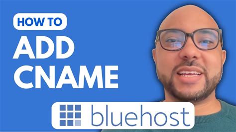 How To Add A Cname In Bluehost Youtube