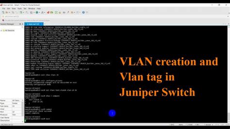 How To Create Vlan In Juniper Switch And Tag Vlan In Interface