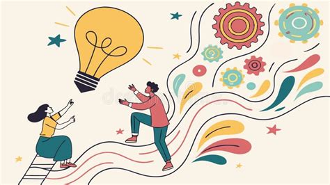 People Reaching For A Lightbulb Idea Innovation And Teamwork Concept Vector Design Generative Ai