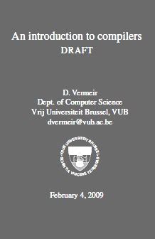 An Introduction To Compilers Free Computer Programming Mathematics Technical Books Lecture