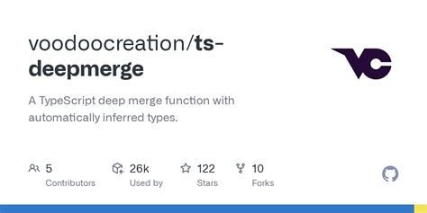 GitHub Voodoocreation Ts Deepmerge A TypeScript Deep Merge Function