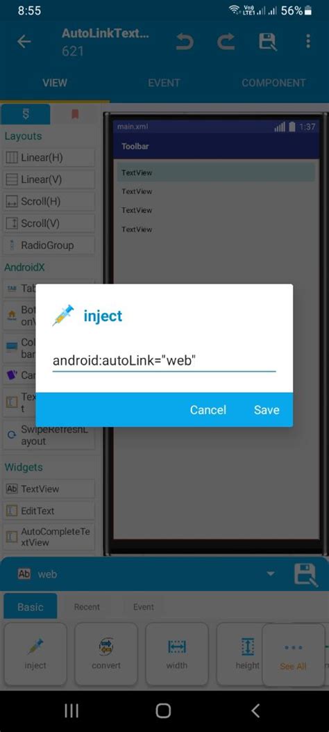 Sketchub • Autolink Textview