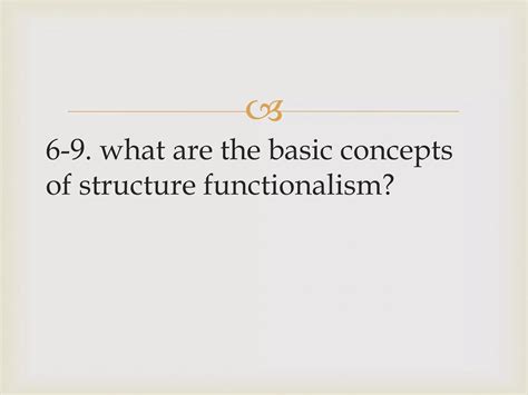 Structural Functionalism Theory Pptx Science