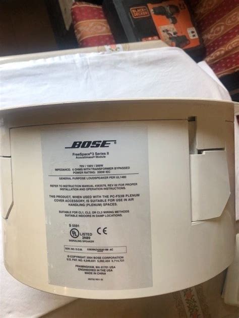 Bose Freespace 3 Ii Flush Mt Bass W Speaker Set Catawiki