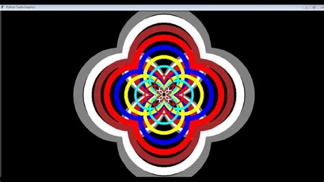 How To Draw Pattern In Python Using Turtle Youtube