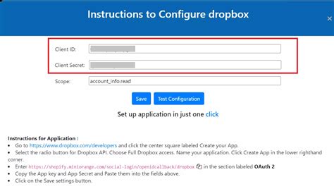 Shopify에 Dropbox 로그인을 통합하는 방법 Dropbox Shopify Sso