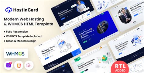 Hostingard 140 Web Hosting Html Template With Whmcs Weadown