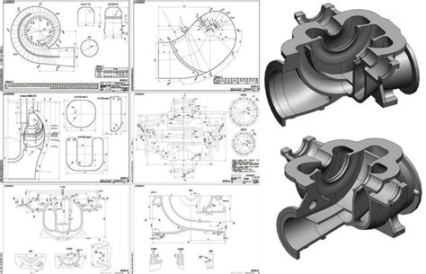 Double Suction Centrifugal Pump Casing Free 3d Model Cgtrader