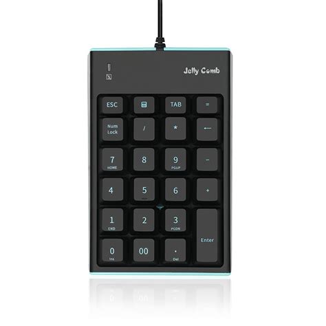 אלקטרוניקה Numeric Keypad Jelly Comb Portable Slim Usb Number Pad Keyboard With Multi