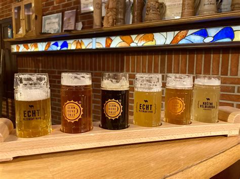 Its Always Beer Thirty In The City Of Pilsen In The Czech Republic