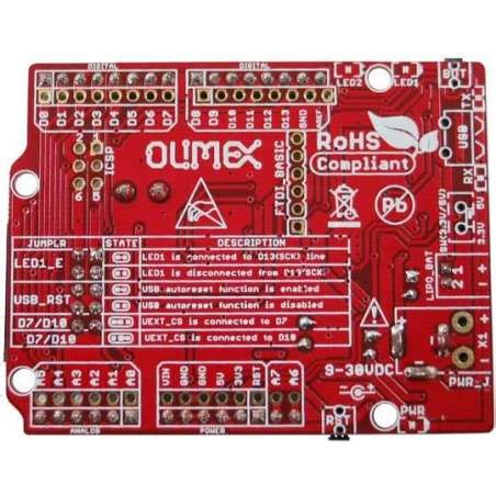 OLIMEXINO INDUSTRIAL GRADE ARDUINO LIKE DEVELOPMENT BOARD
