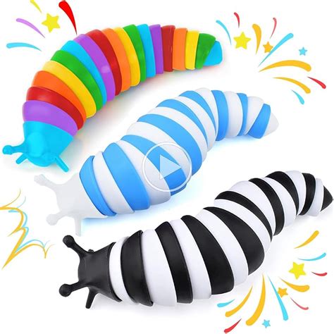 Lzd Ifiwin Fidget Slug Sensory Slug Fidget ของเล่นสำหรับเด็กออทิสติก