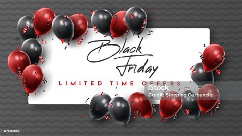 블랙 프라이데이 세일 포스터와 흑백 배경에 빛나는 풍선 포스터 포스터 배너 전단지 카드에 대한 범용 벡터 배경 벡터