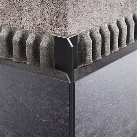 Купить Алюминиевый Профиль Мерседес Y-образный для плитки ПО 97 черный ...