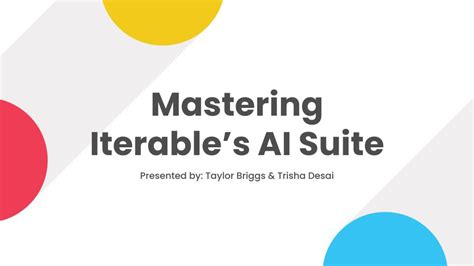 mastering iterable s ai optimization suite activate summit 2025