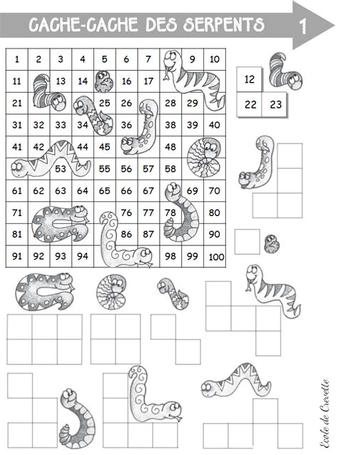 Tableau Des Nombres Tableau Des Nombres Feuilles De Calcul De La Maternelle Ecole De Crevette