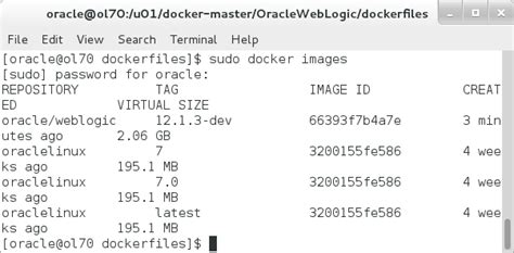 Oracle Weblogic Server 1213 Developer Guide Using Docker With