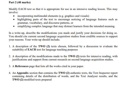 Modify EACH Text So That It Is Appropriate For Use In Chegg Com